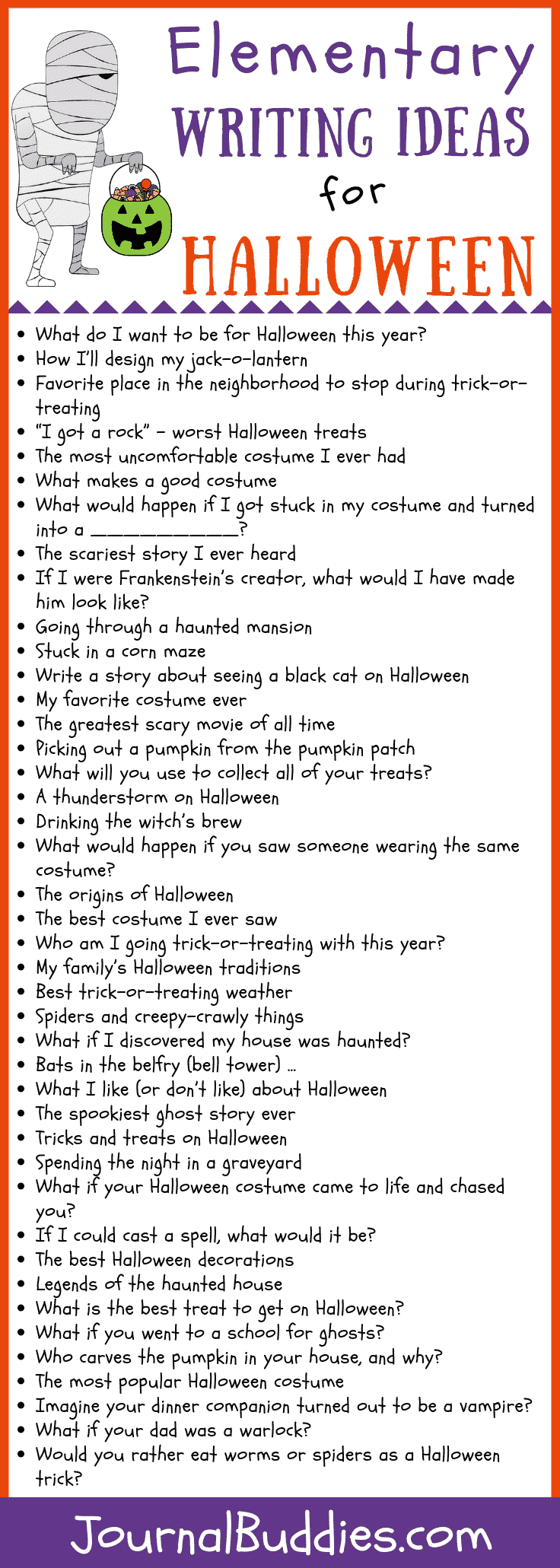 78 Halloween Writing Ideas For Elementary Kids JournalBuddies 78 Halloween Writing Ideas For Elementary Kids JournalBuddies