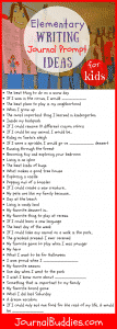 75 Elementary Writing Prompts for Kids • JournalBuddies.com