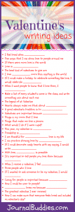 77 Super Sweet Valentine's Day Writing Prompts » JournalBuddies.com