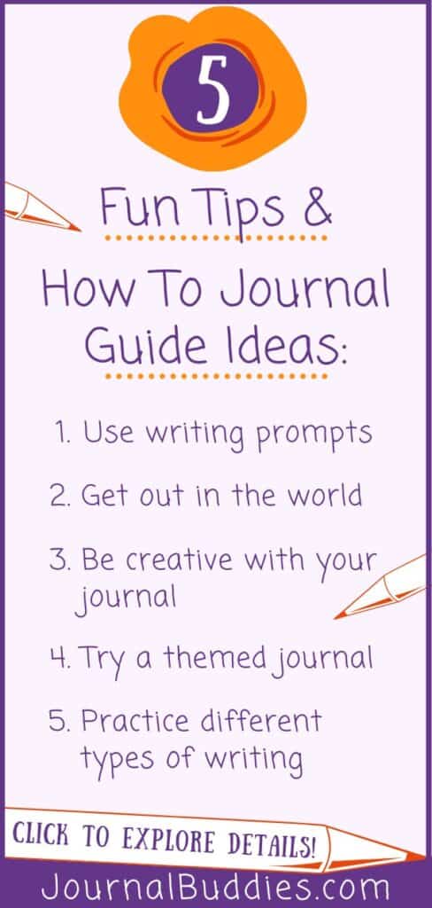 How to Journaling Guide » JournalBuddies.com