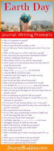 53 Excellent Earth Day Journal Writing Prompts » JournalBuddies.com