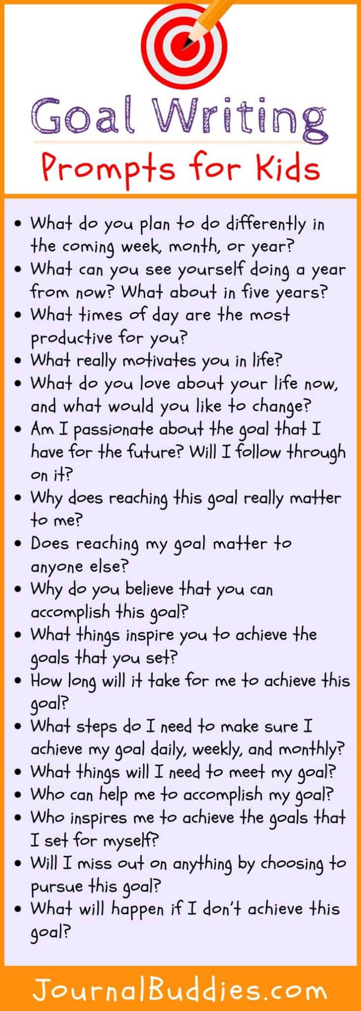 Goals for Middle School Students (25 Great Prompts) » JournalBuddies.com