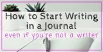 How to Start Writing in a Journal • JournalBuddies.com