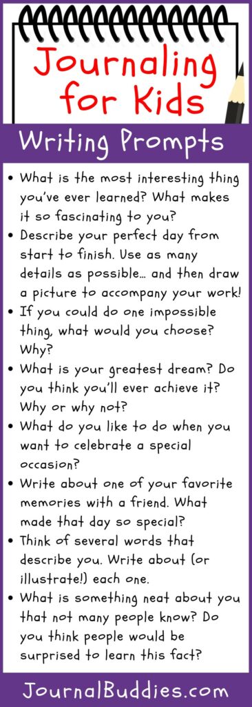 Great Journal Prompts for Kids (49 Ideas!) » JournalBuddies.com