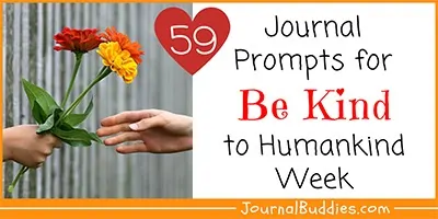Writing Ideas to use during Be Kind to Humankind Week