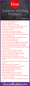 59 Creative Writing Prompts for Tweens (Updated!) » JournalBuddies.com