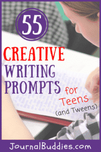 Journal Prompts for Teens (and Tweens) - JournalBuddies.com | This Unruly