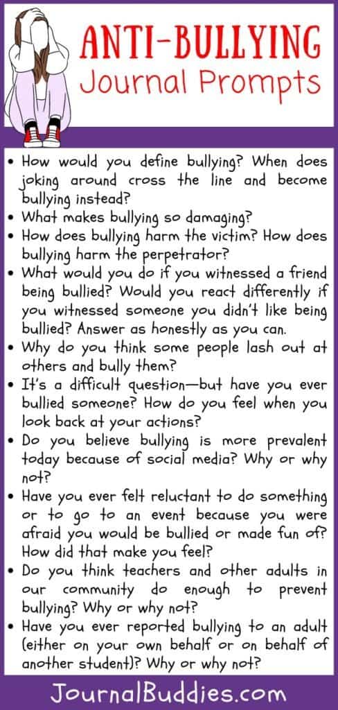 Bullying Statistics » JournalBuddies.com