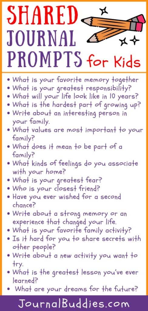 55 Super Shared Journal Ideas » JournalBuddies.com