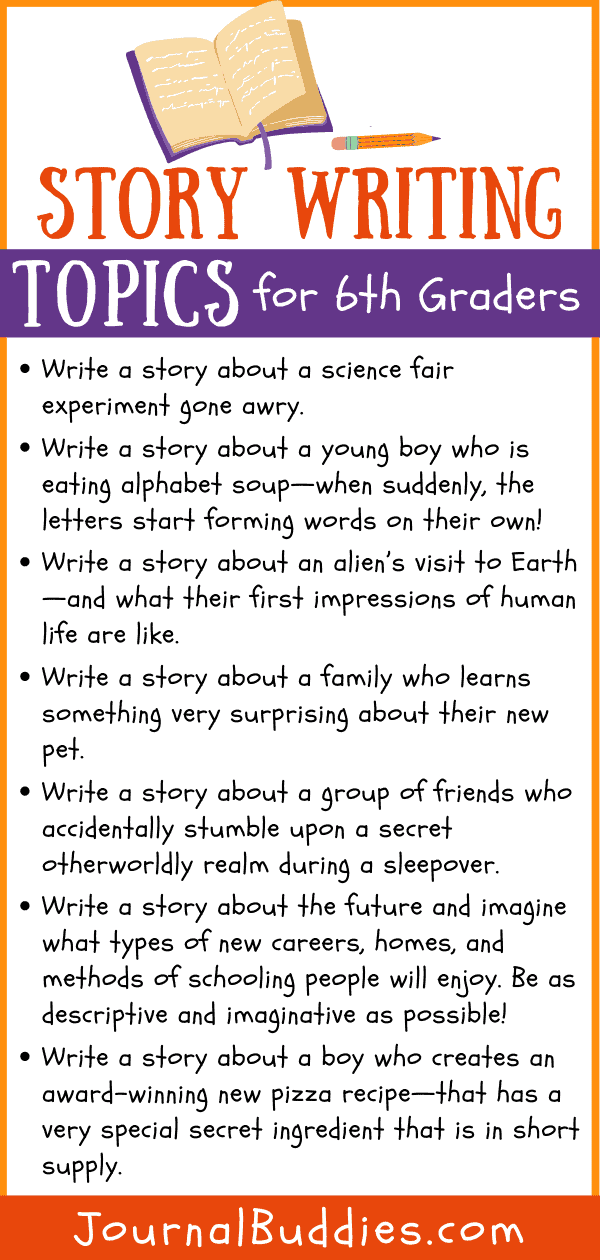 Story Writing Topics JournalBuddies