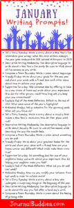 31 Wonderful January Journal Prompts » JournalBuddies.com