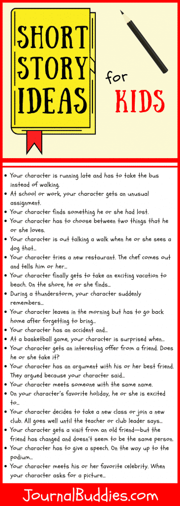30 Fun Short Story Ideas for Kids » JournalBuddies.com