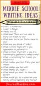 100 Writing Prompts for Middle School Fun » JournalBuddies.com