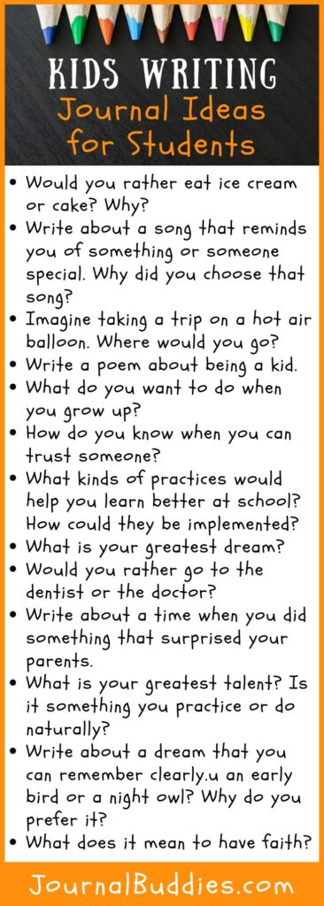 30 Super Student Journal Ideas to Inspire » JournalBuddies.com