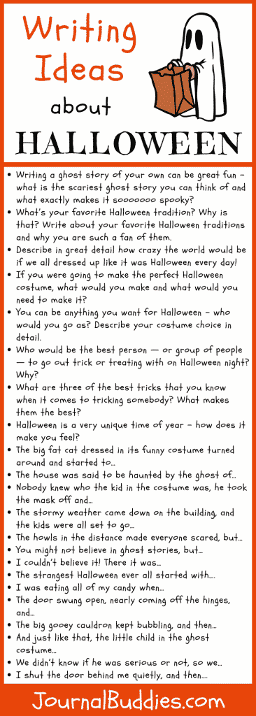 22 Spellbinding and Fun Halloween Story Ideas » JournalBuddies.com