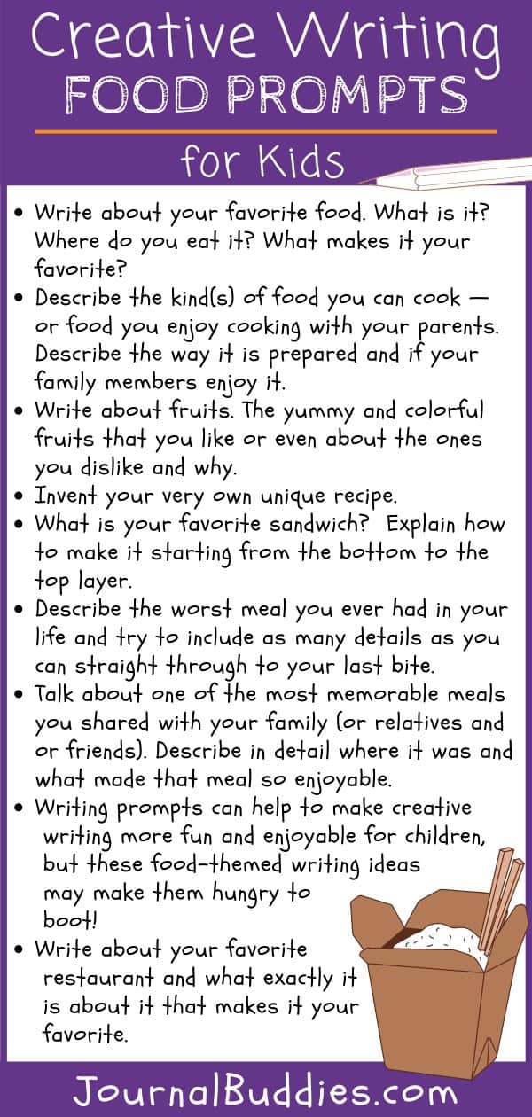 Food Creative Writing Ideas For Students Food Creative Writing Ideas For Students