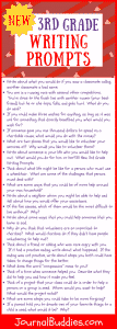 30 Fun 3rd Grade Writing Prompts » JournalBuddies.com
