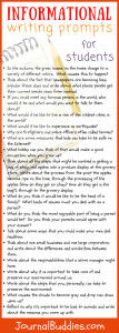 30 Excellent Informational Writing Prompts » JournalBuddies.com
