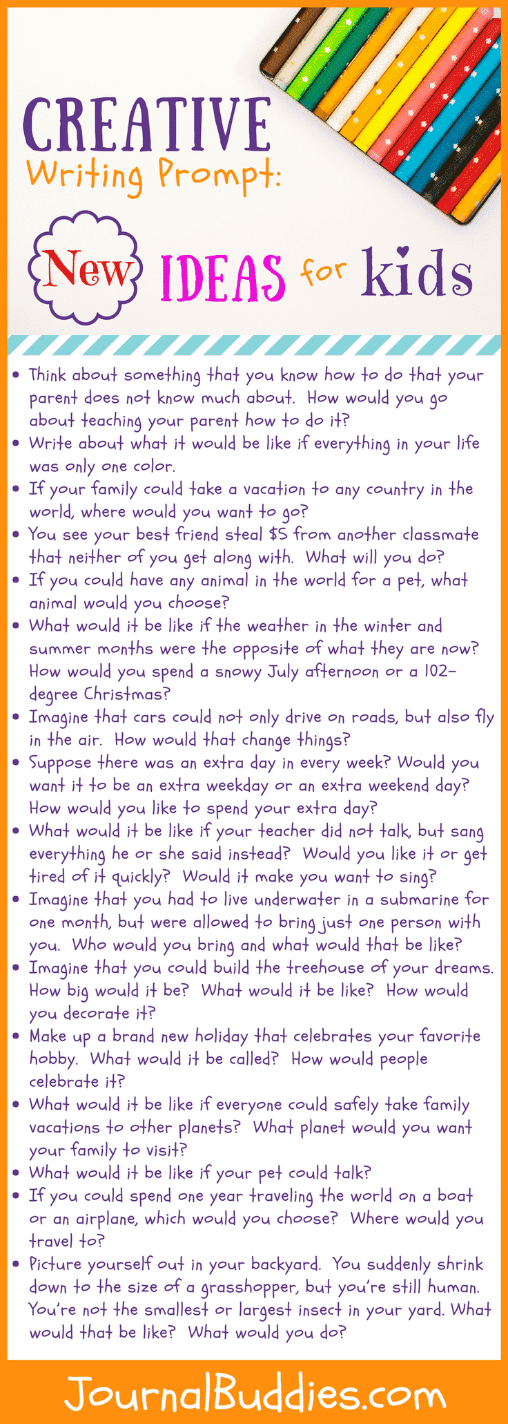 Creative Writing Prompt 30 New Ideas For Kids JournalBuddies