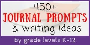 Prompts by Grade Level • JournalBuddies.com