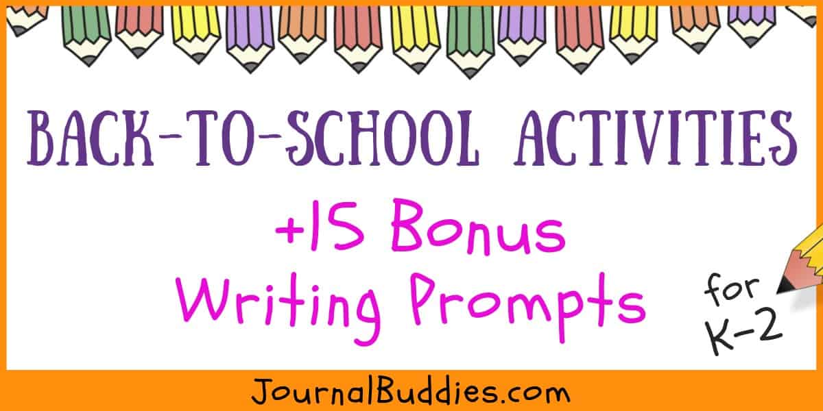 Fun First Day of School Activities 2nd Grade » JournalBuddies.com