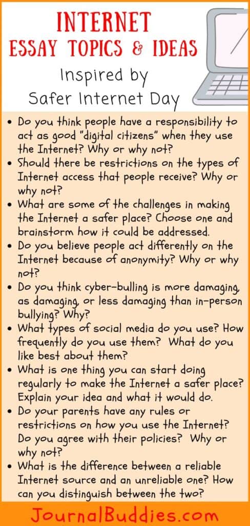 35 Excellent Internet Essay Topics » JournalBuddies.com