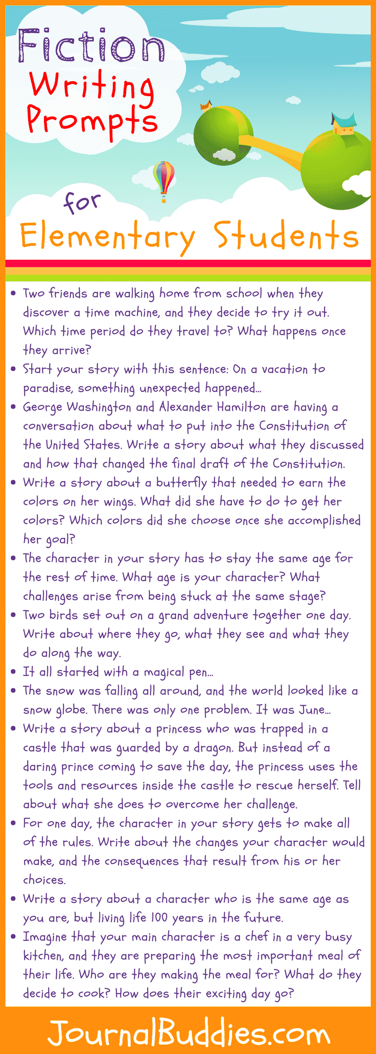 Fiction Writing For Elementary School Students JournalBuddies
