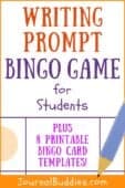 Writing Bingo Games for Students » JournalBuddies.com