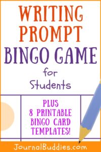 Writing Bingo Games for Students » JournalBuddies.com