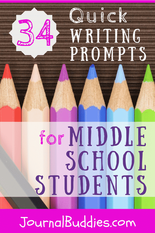 Journal Writing Ideas For Middle Schoolers