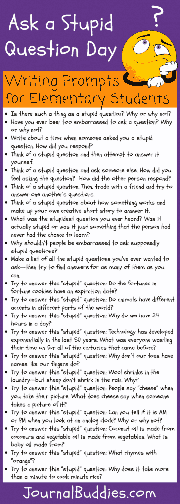 30 Super Stupid Questions You Have to Ask! » JournalBuddies.com