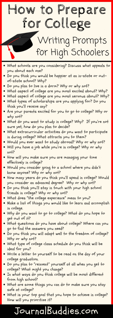 How to Prepare for College in High School (34 Prompts ...