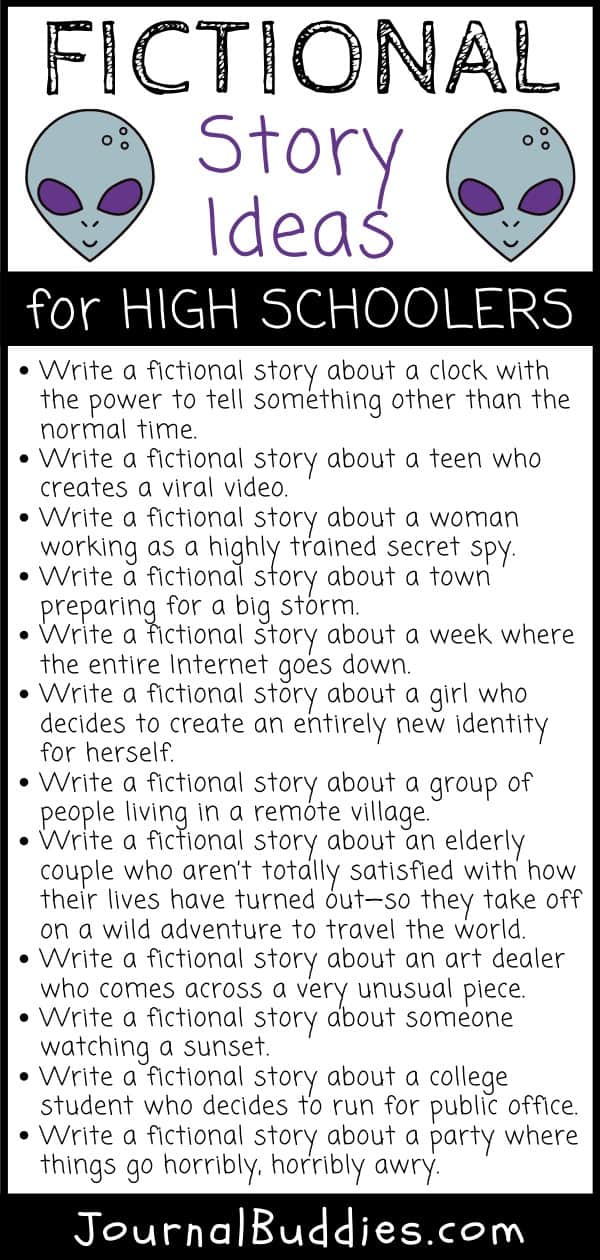 33 Fictional Story Ideas JournalBuddies