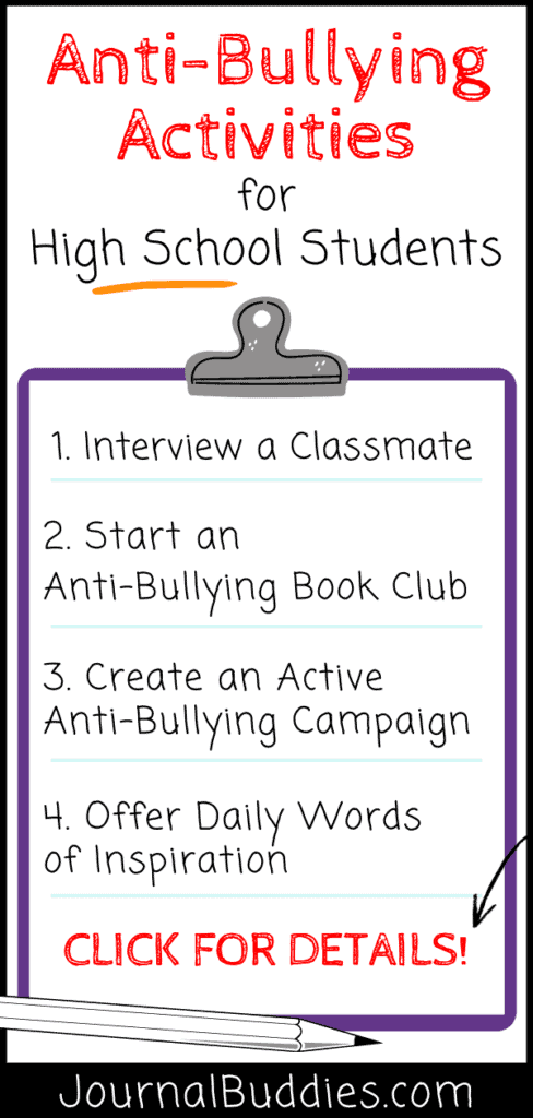 12 Highly Effective Anti-Bullying Activities » JournalBuddies.com