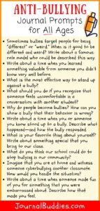 12 Highly Effective Anti-Bullying Activities » JournalBuddies.com