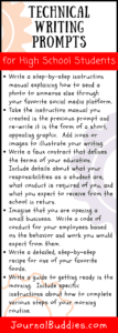 16 Technical Writing Prompts for Students » JournalBuddies.com
