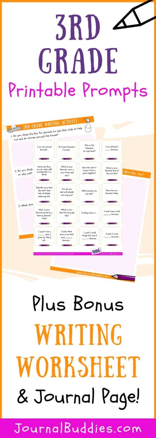 3rd Grade Writing Prompts PDF (Free) » JournalBuddies.com