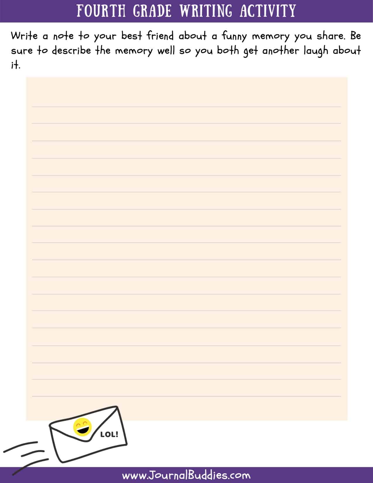 4th Grade Writing Prompts PDF (Free) » JournalBuddies.com