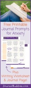 31 Free Journal Prompts for Anxiety PDF (Free) » JournalBuddies.com