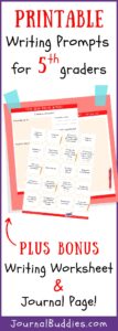 5th Grade Writing Prompts pdf (Free) » JournalBuddies.com
