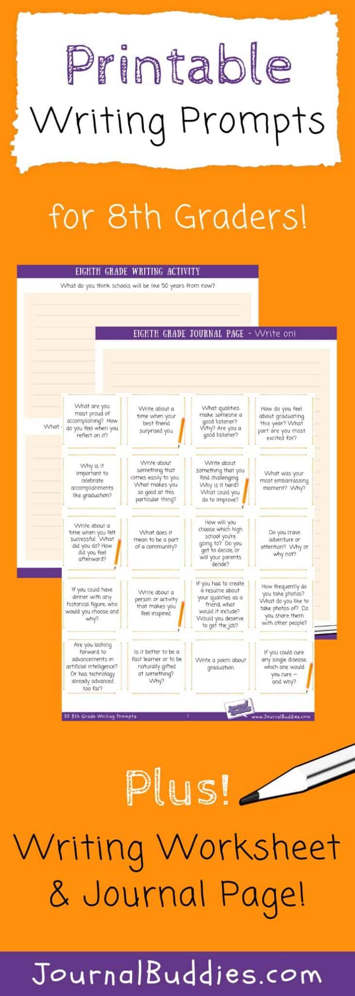 Yes! 8th Grade Writing Worksheets PDF » JournalBuddies.com