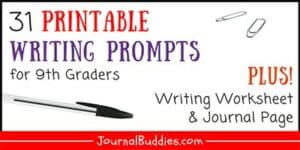 Great 9th Grade Writing Worksheets PDF » JournalBuddies.com