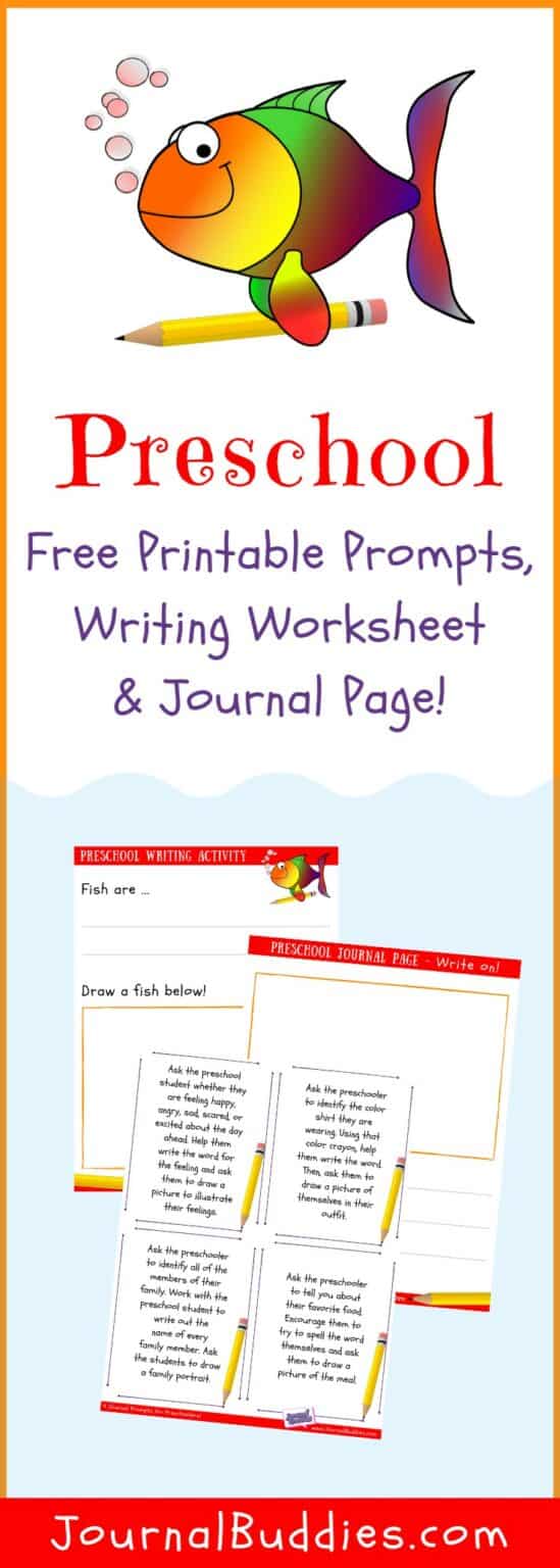 Preschool Writing Worksheets PDF » JournalBuddies.com