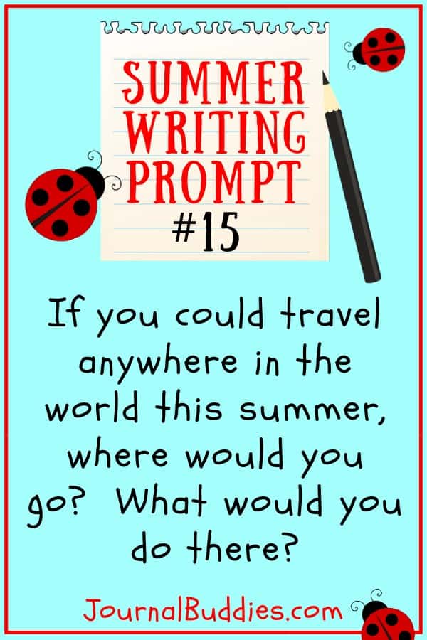 Summer Journal 30 New Writing Prompt Ideas • JournalBuddies.com
