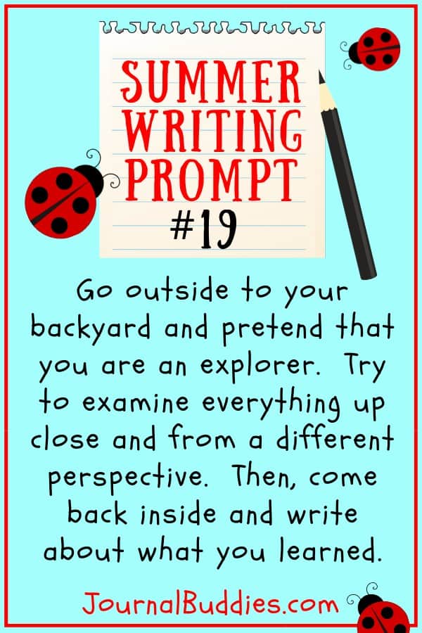 Summer Journal 30 New Writing Prompt Ideas • JournalBuddies.com