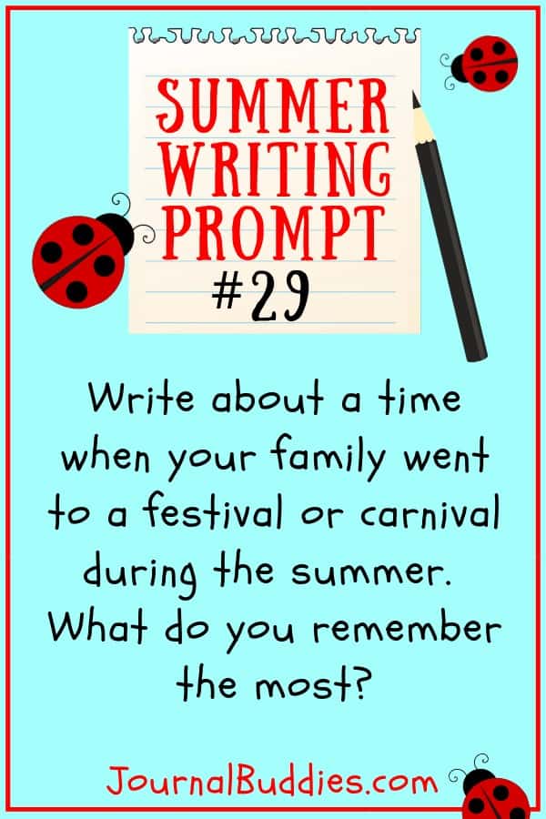 Summer Journal 30 New Writing Prompt Ideas • JournalBuddies.com