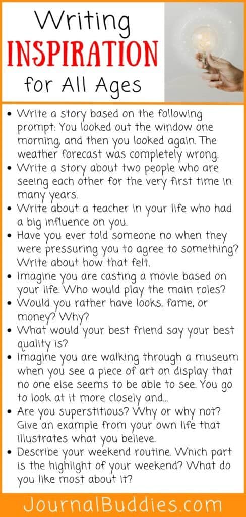 40 Writing Prompts by Grade Level » JournalBuddies.com