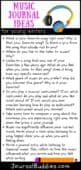 20 Music Journal Ideas for Young Writers