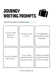 Creative Writing Tasks & Prompts » JournalBuddies.com
