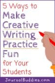 Creative Writing Practice 30 Prompts & 5 Fun Tips » JournalBuddies.com